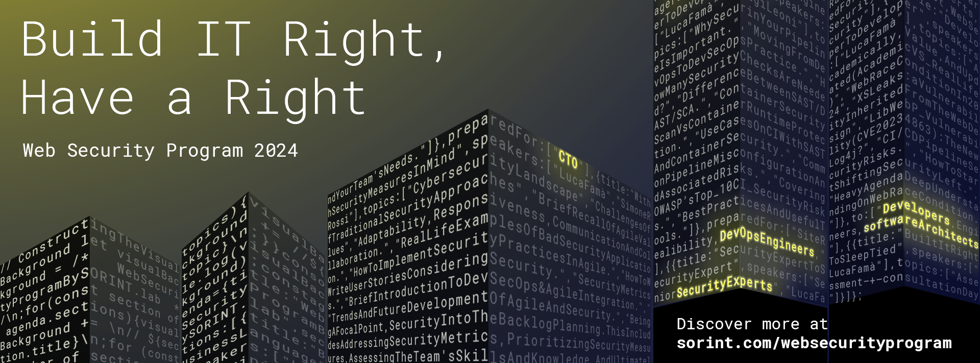 Web Security Program - SORINT.lab